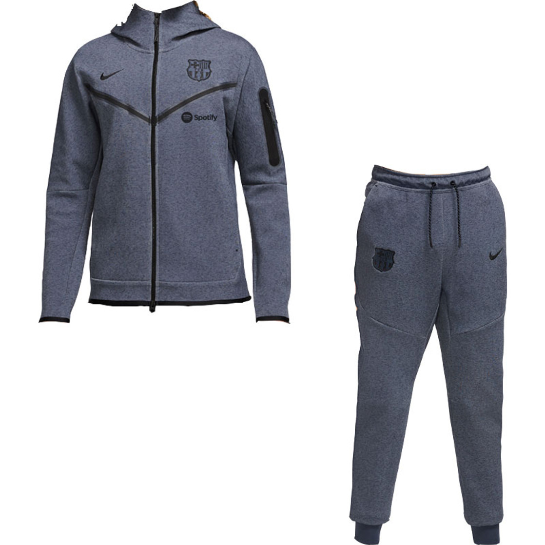 Nike FC Barcelona Tech Fleece Trainingspak | Bij VoetbalDirect.nl