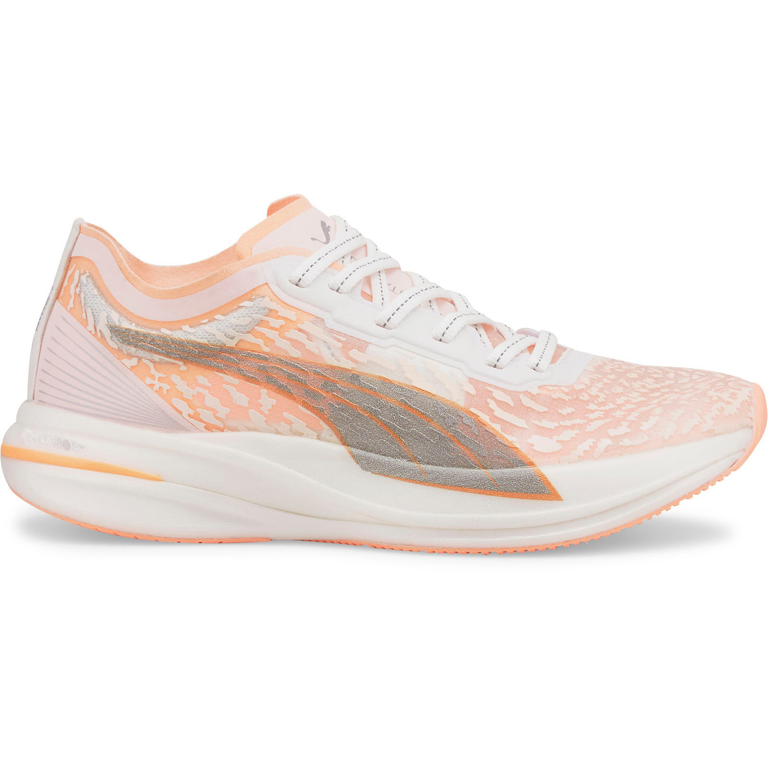 PUMA Deviate Nitro Elite Race Wild Dames - Runningdirect.nl