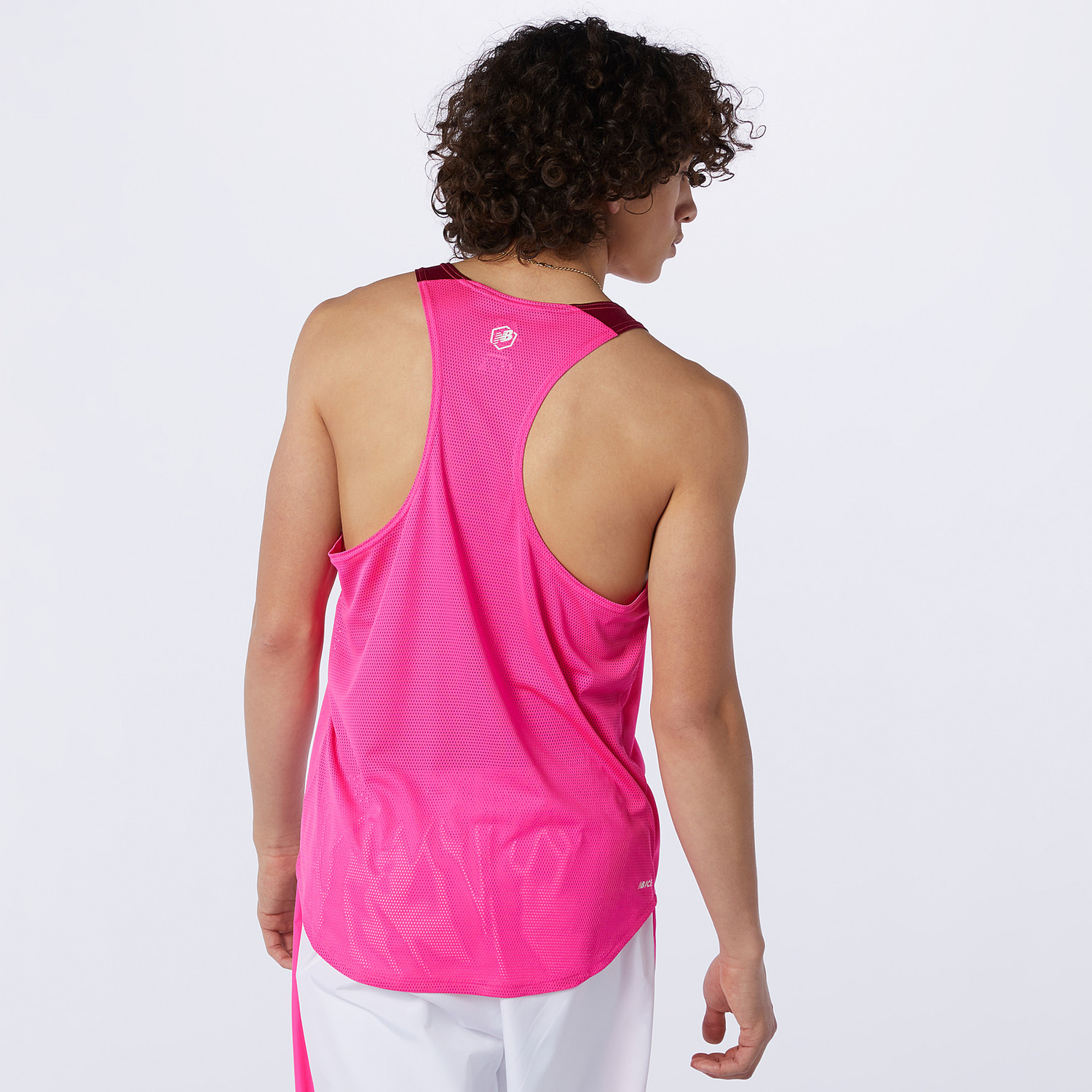 New Balance Printed Fast Flight Singlet Men - Runningdirect.nl