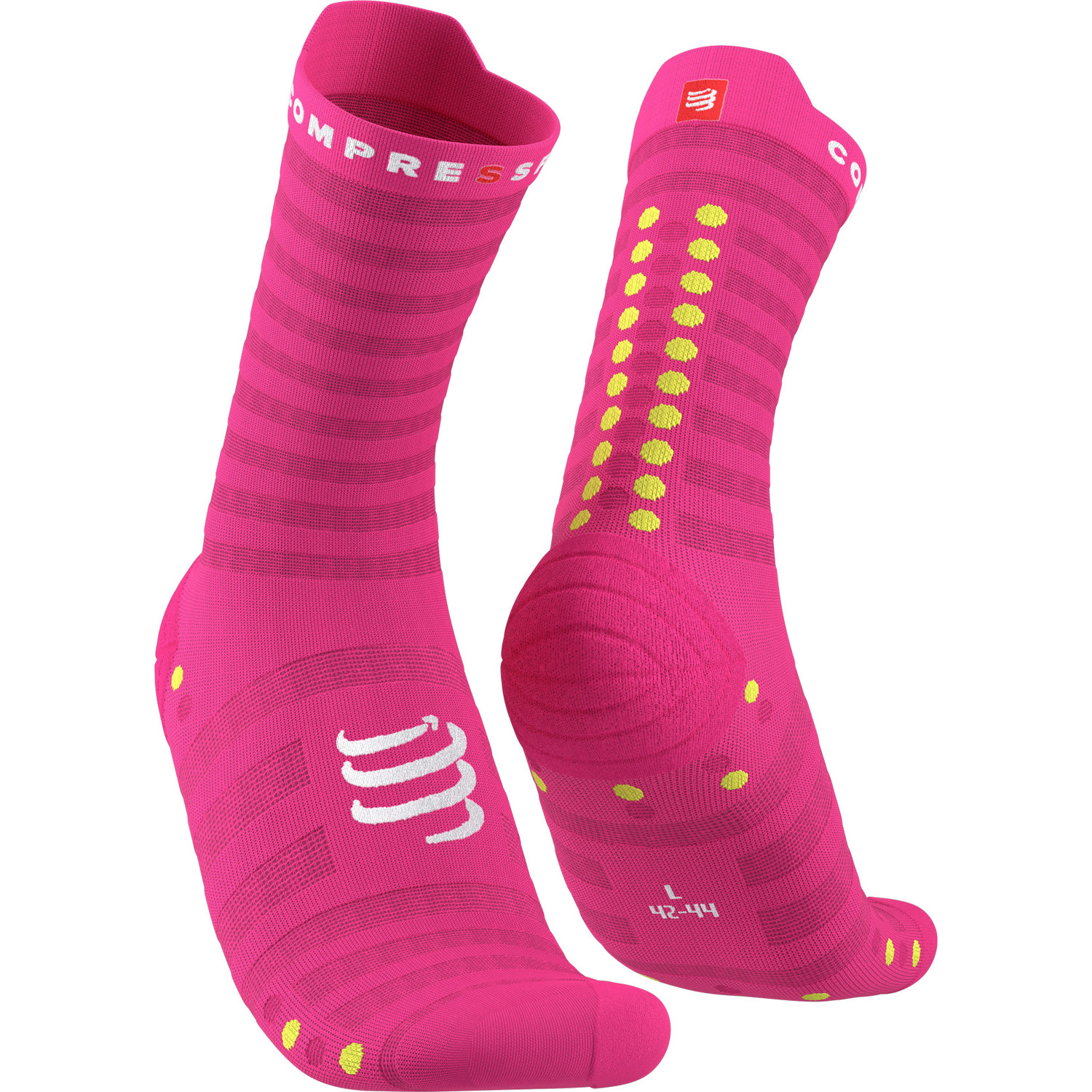 Compressport Pro Racing v4 UL Hoge Sokken - RunningDirect.be