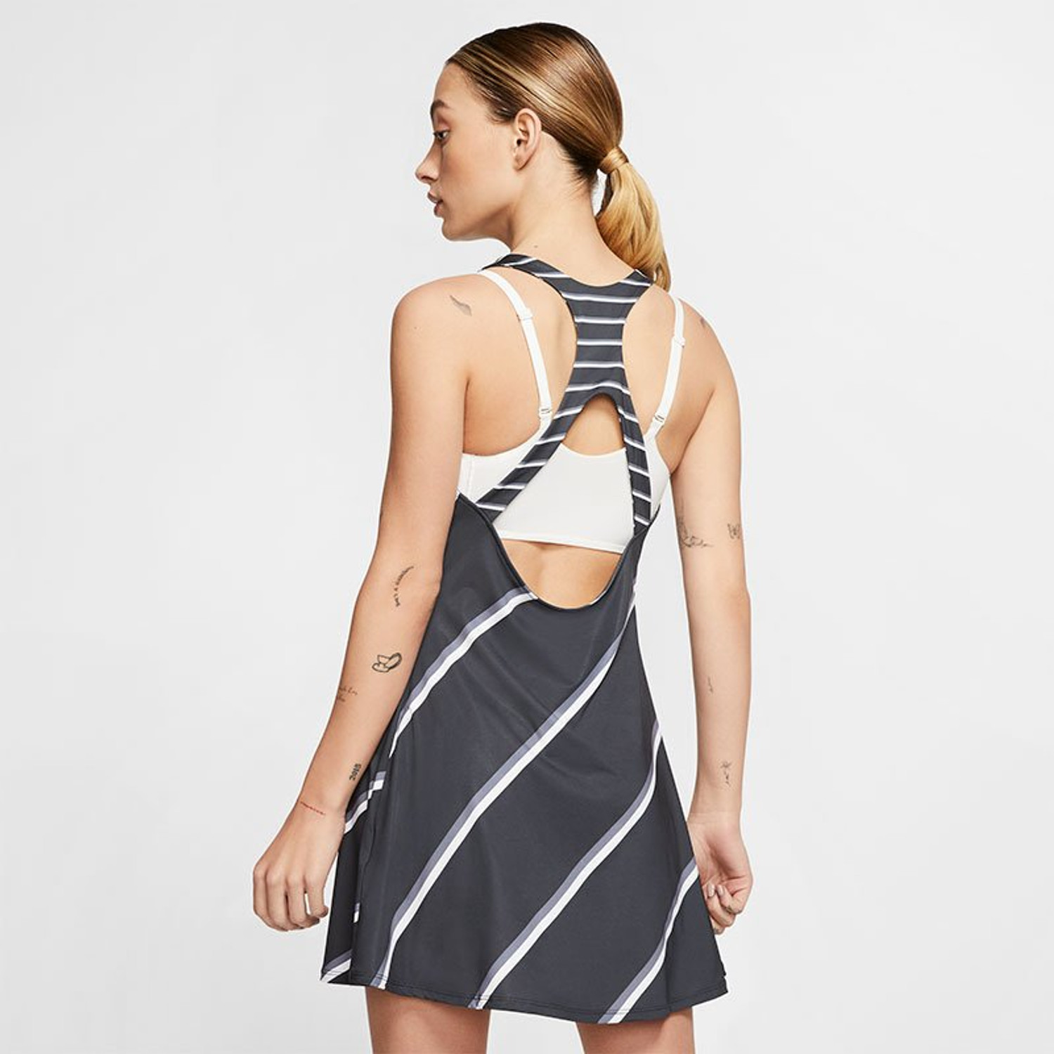 Nike Court Striped Dress » TennisDirect.nl