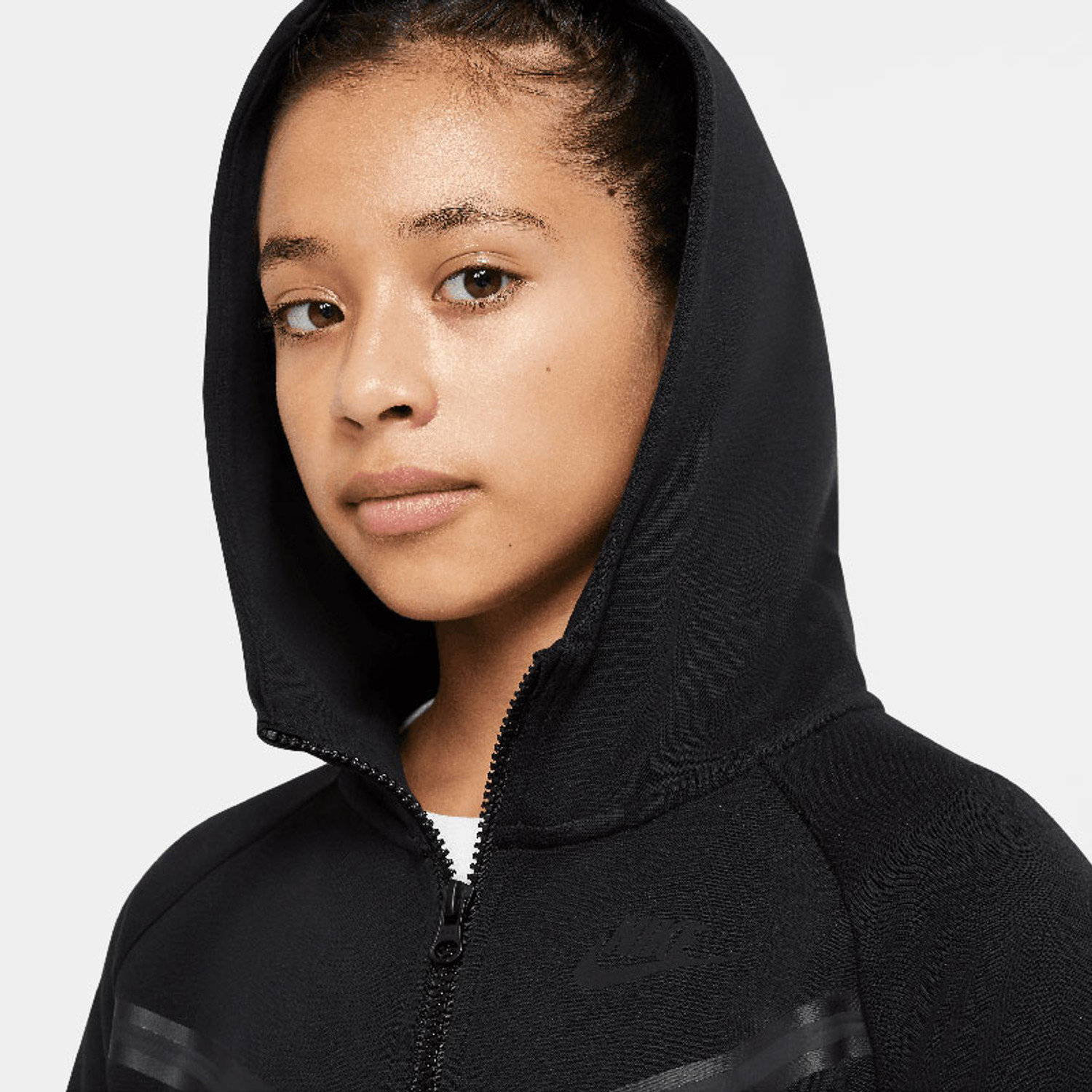 Nike Tech Fleece Full-Zip Hoody Girls » TennisDirect.nl