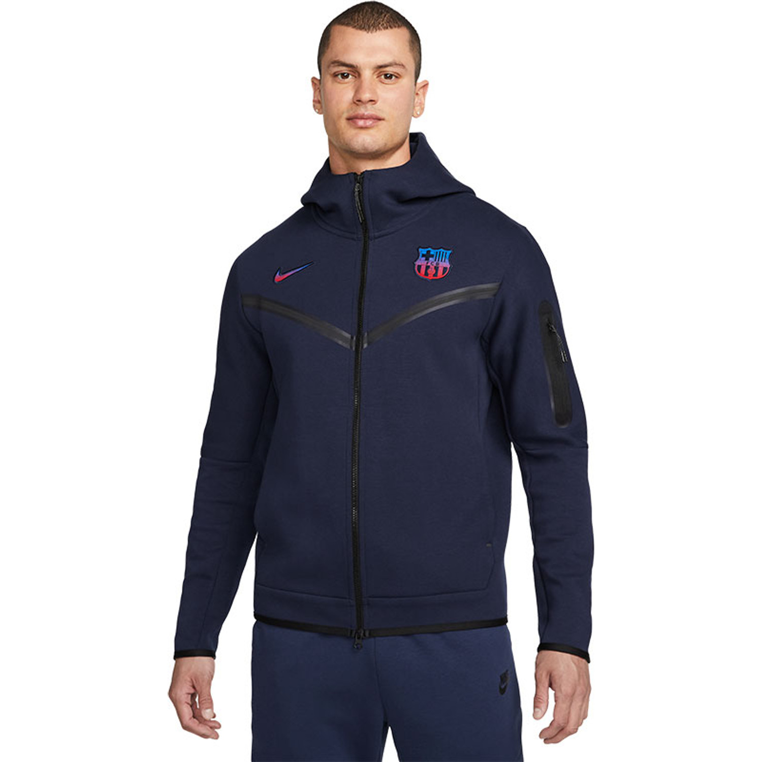 Nike FC Barcelona Tech Fleece Trainingspak | Bij VoetbalDirect.nl