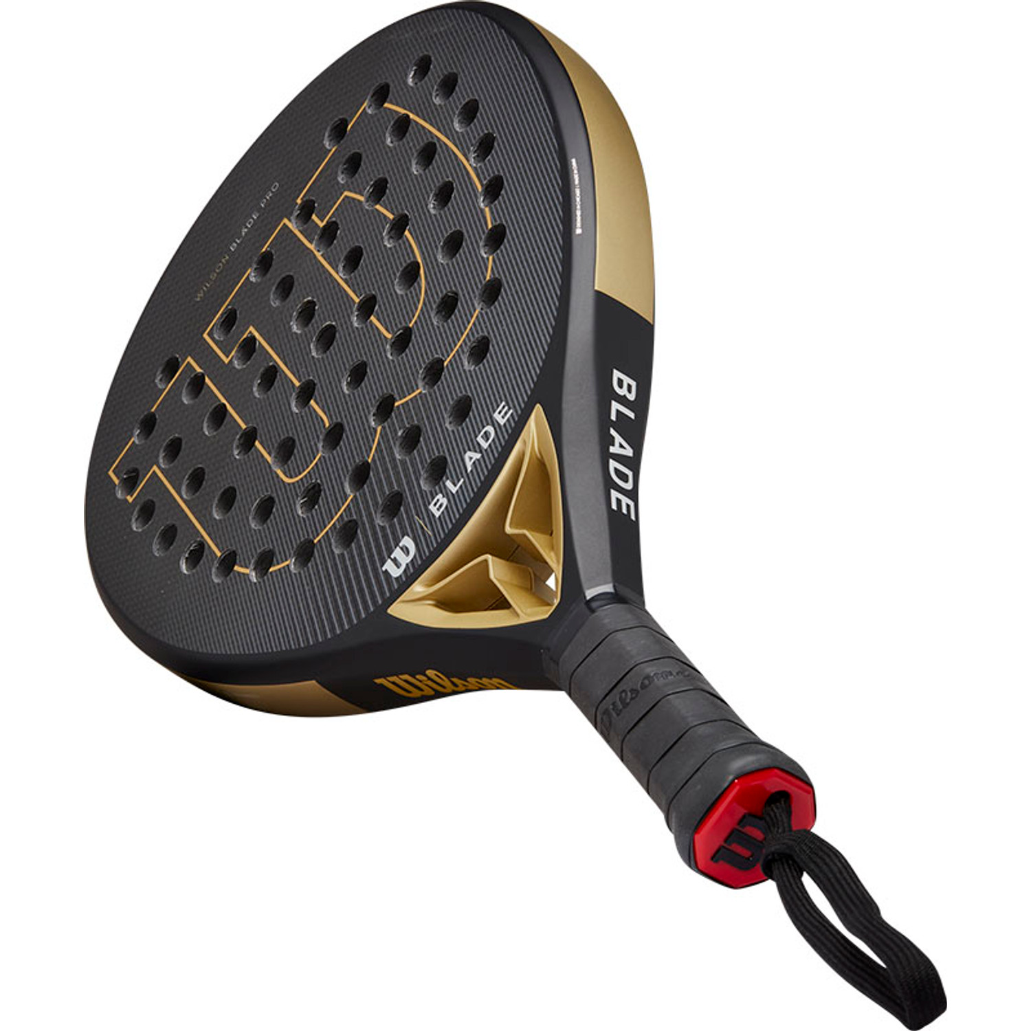 Wilson Blade Pro V2 Black/Gold » TennisDirect.nl