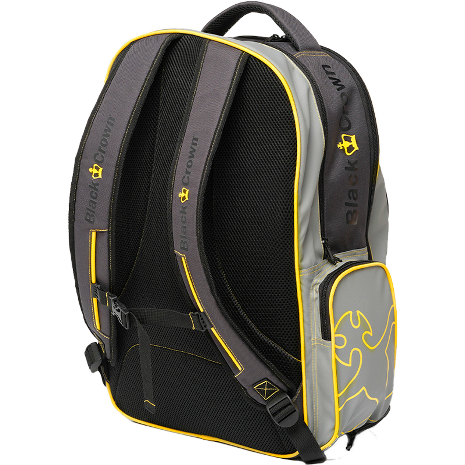Black Crown Backpack Petra Black/Yellow » TennisDirect.nl