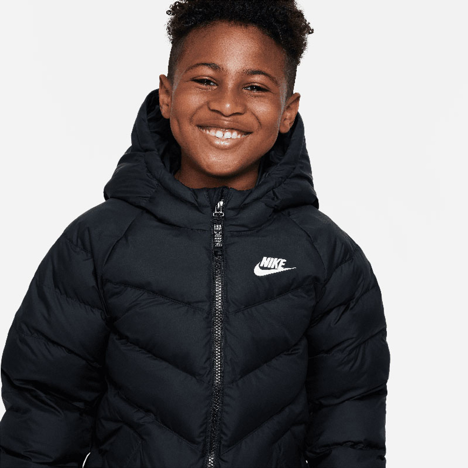 Nike Sportswear Synthetic Hooded Jas Kids | Bij VoetbalDirect.nl