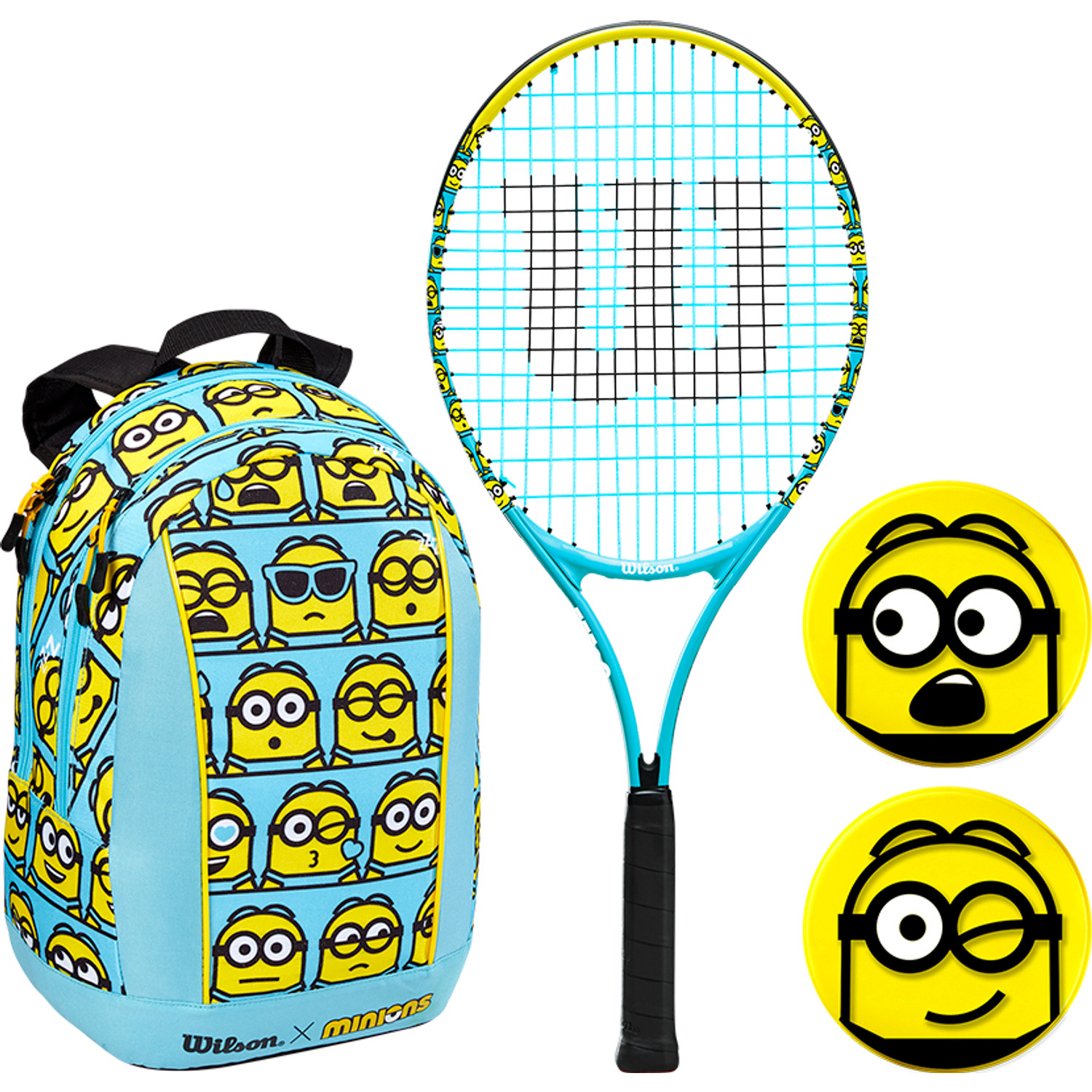 Wilson Minions 25 Racket/Backpack/Bottle - Junior » TennisDirect.nl