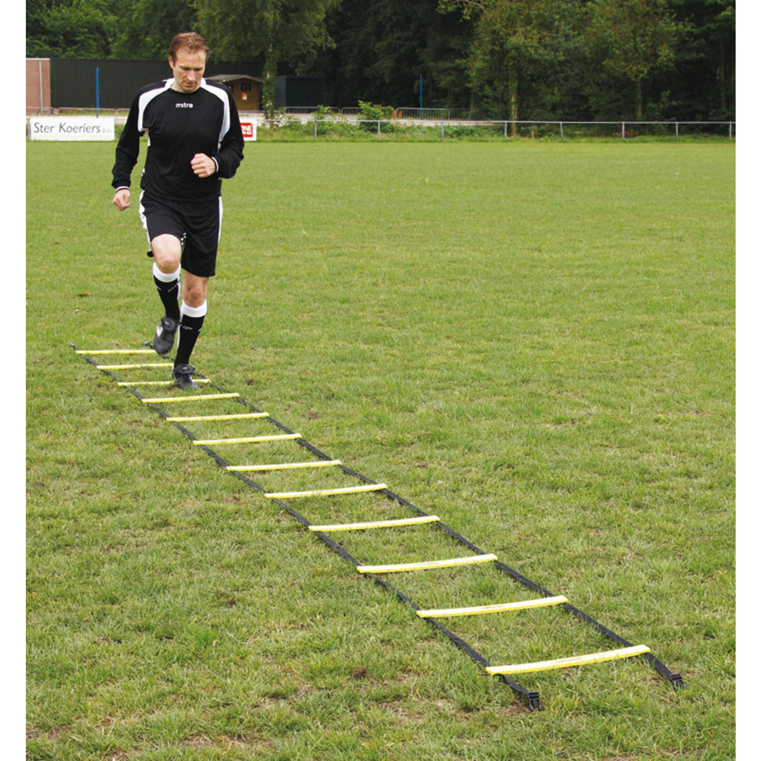 Trainingsladder - 6 meter - verstelbaar | Bij VoetbalDirect.nl