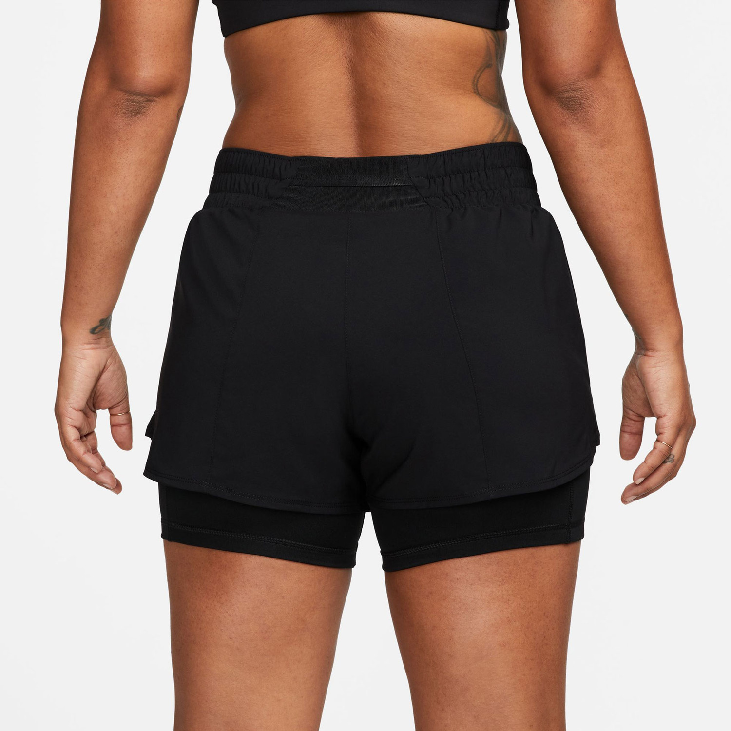 Nike Dri-FIT One 2in1 3'' Short Dames » TennisDirect.nl