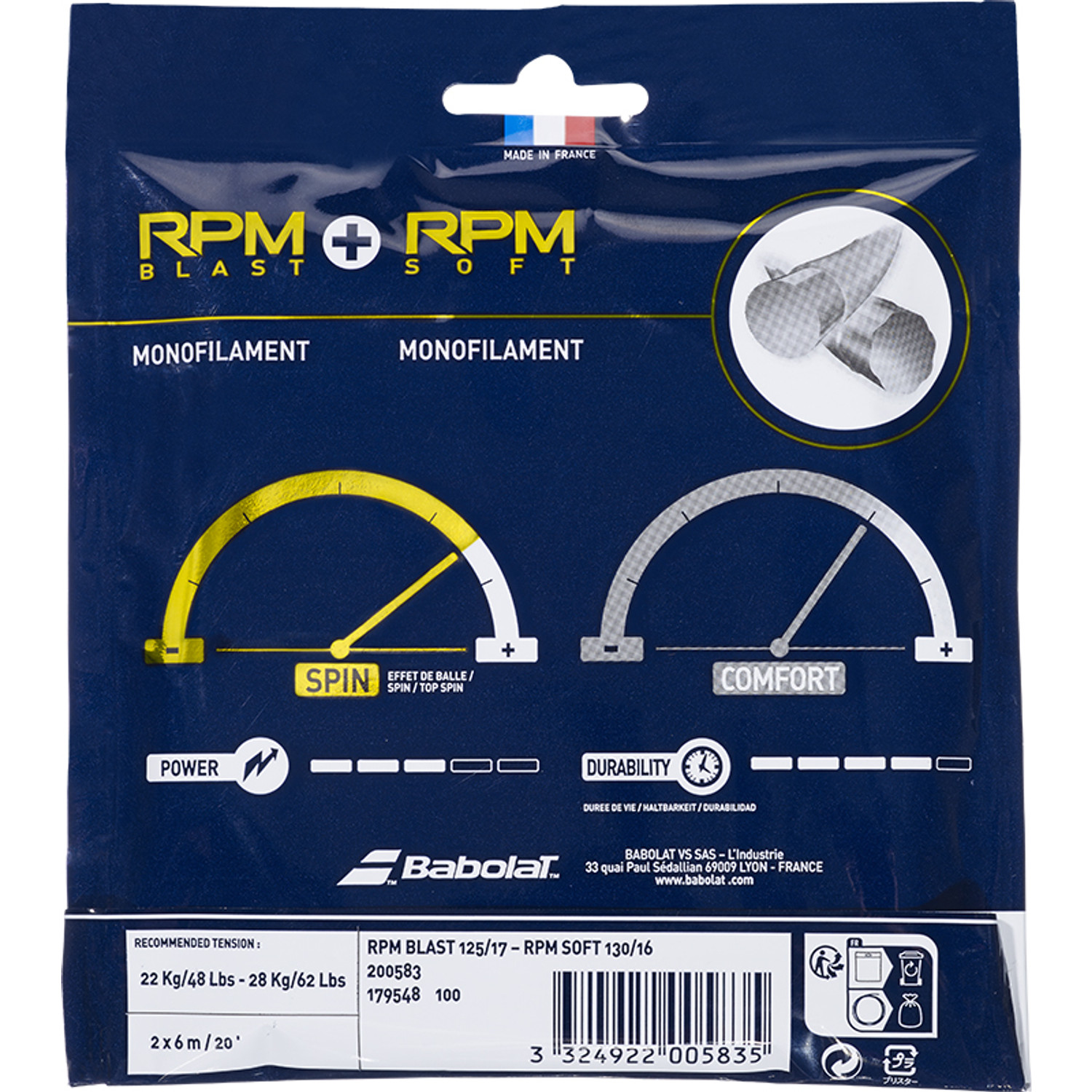 Babolat RPM Blast / RPM Soft 12M » TennisDirect.nl
