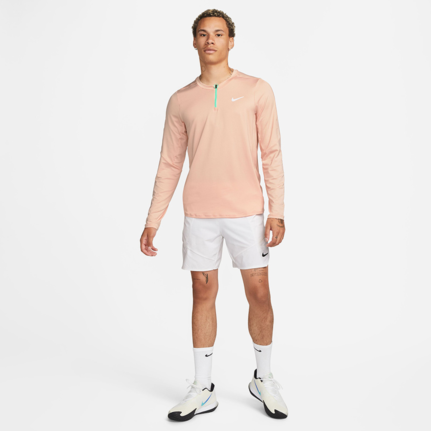Nike Court Advantage Half Zip Top » TennisDirect.nl