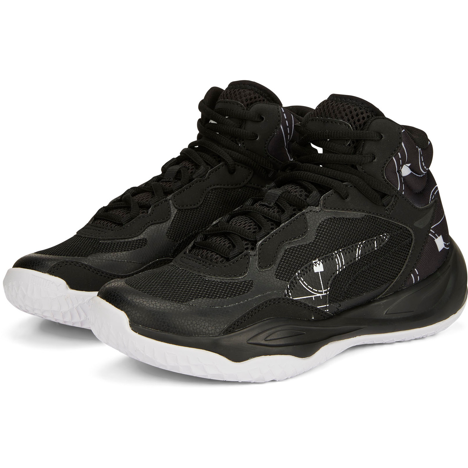 Puma Playmaker Pro Mid Courtside Kids - Handbalshop.nl