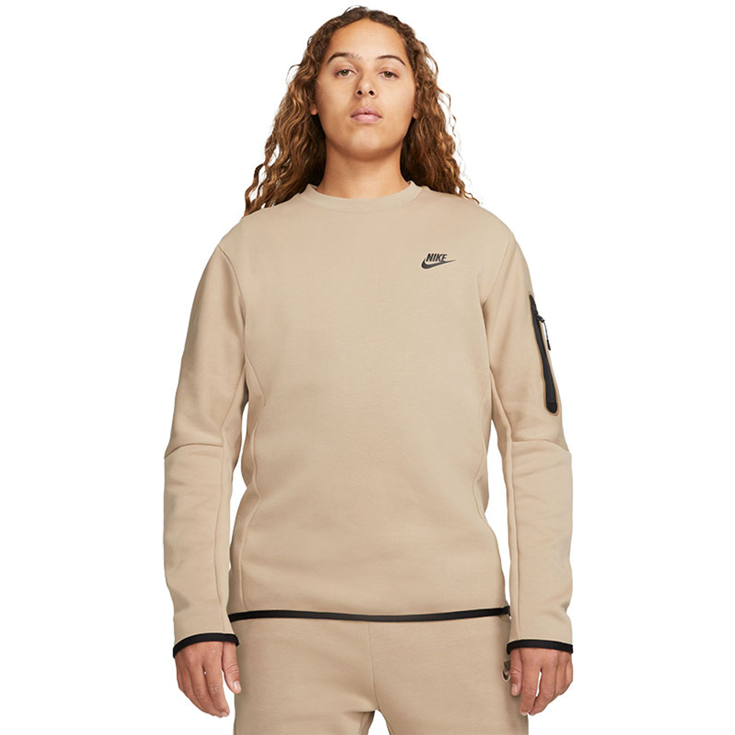 Nike Tech Fleece Pocket Crew Sweater | Bij VoetbalDirect.nl