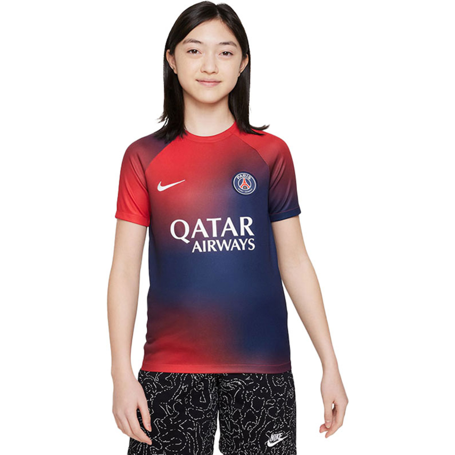 Nike Paris Saint-Germain Pre-Match Top Kids | Bij VoetbalDirect.nl