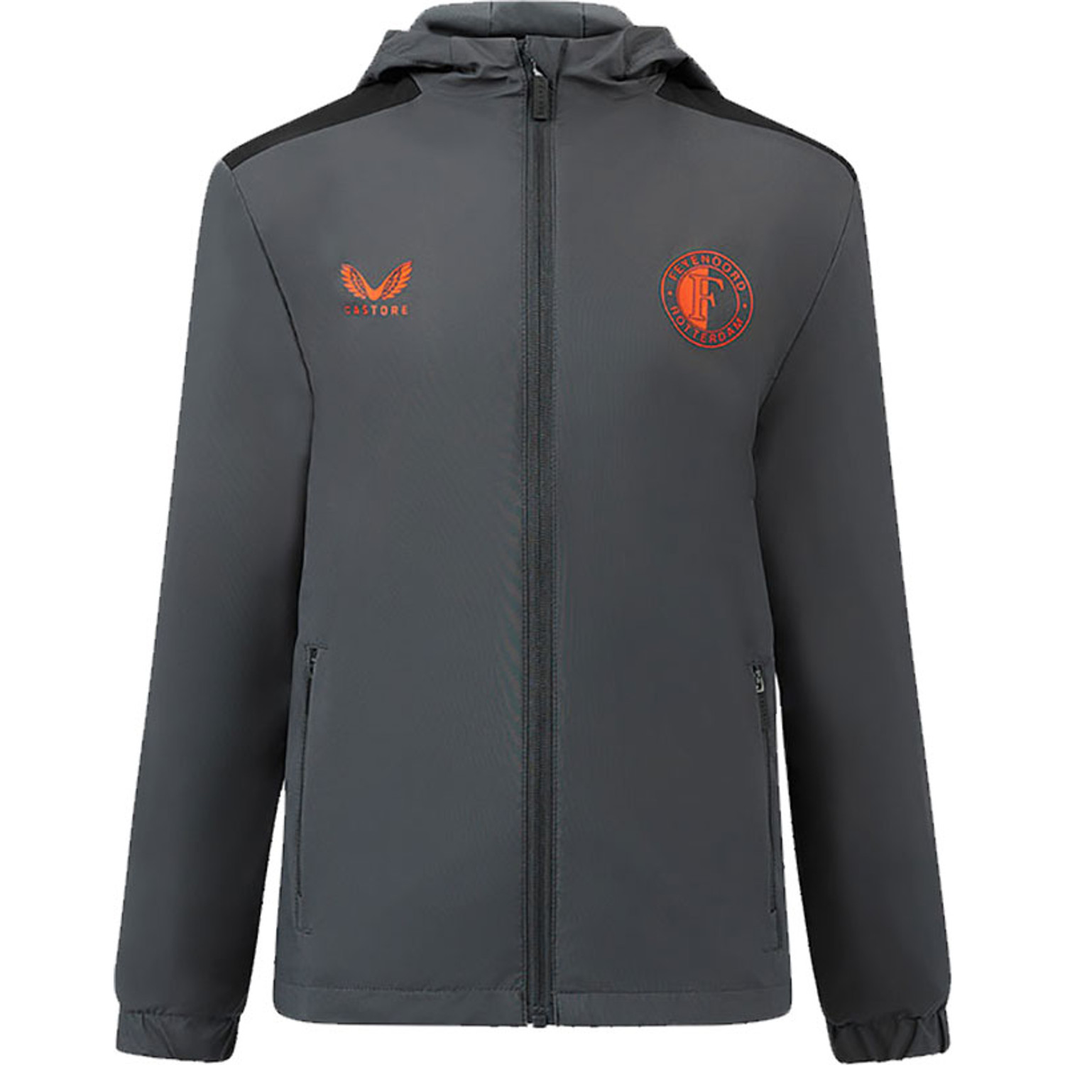 Castore Feyenoord Rain Jacket Kids 2023/2024 - Sportshop.com