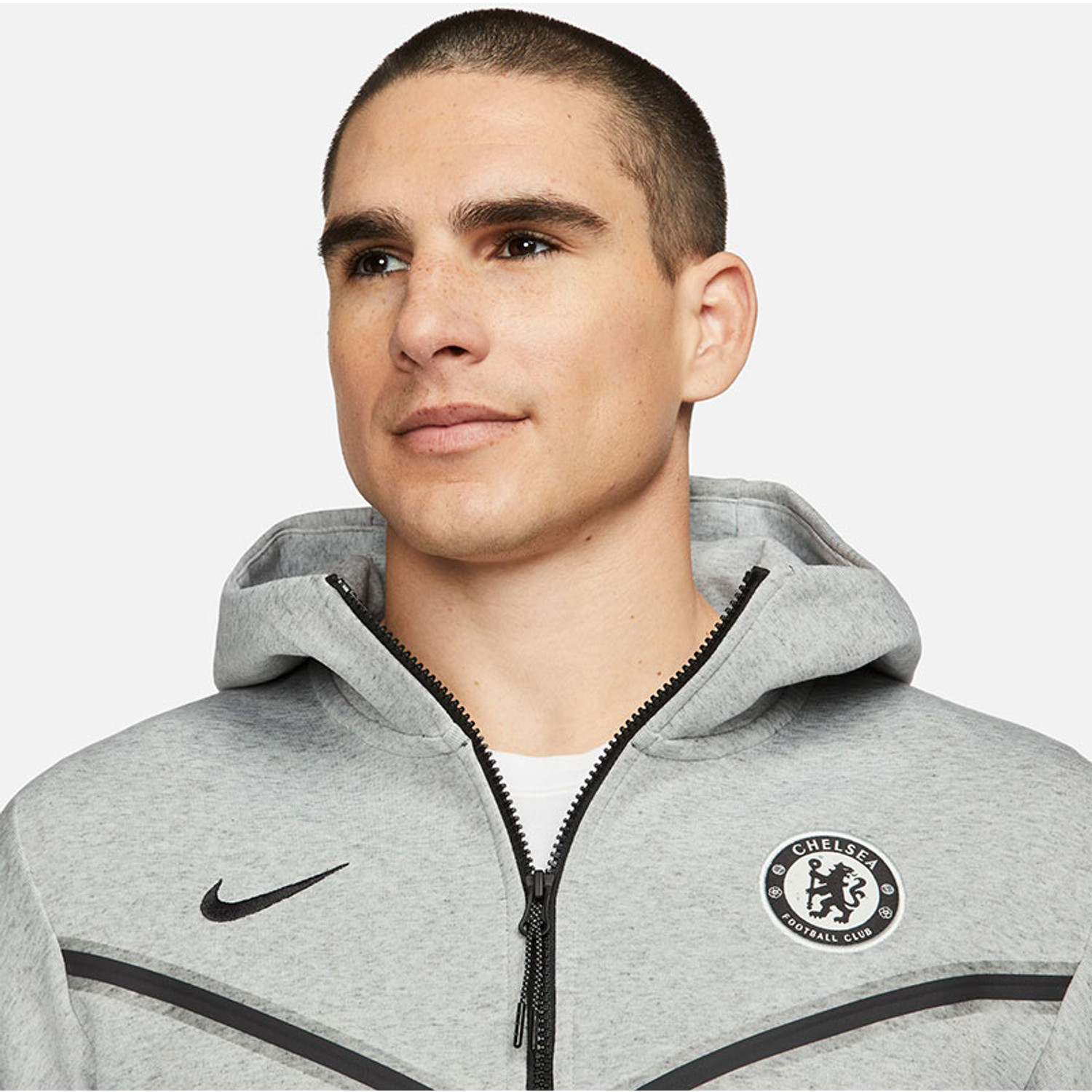 Nike Chelsea Tech Fleece Full-Zip Hoody | Bij VoetbalDirect.nl
