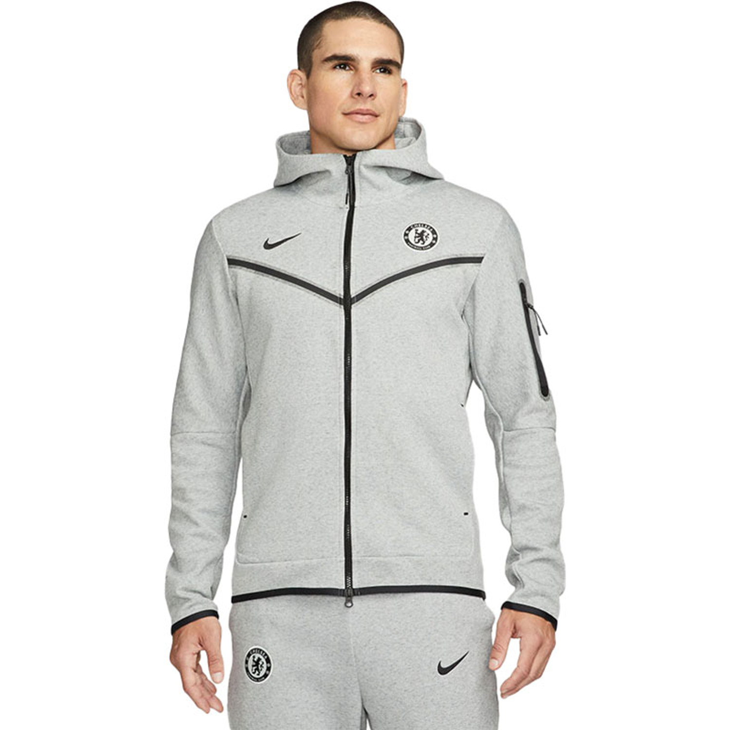 Nike Chelsea Tech Fleece Full-Zip Hoody | Bij VoetbalDirect.nl