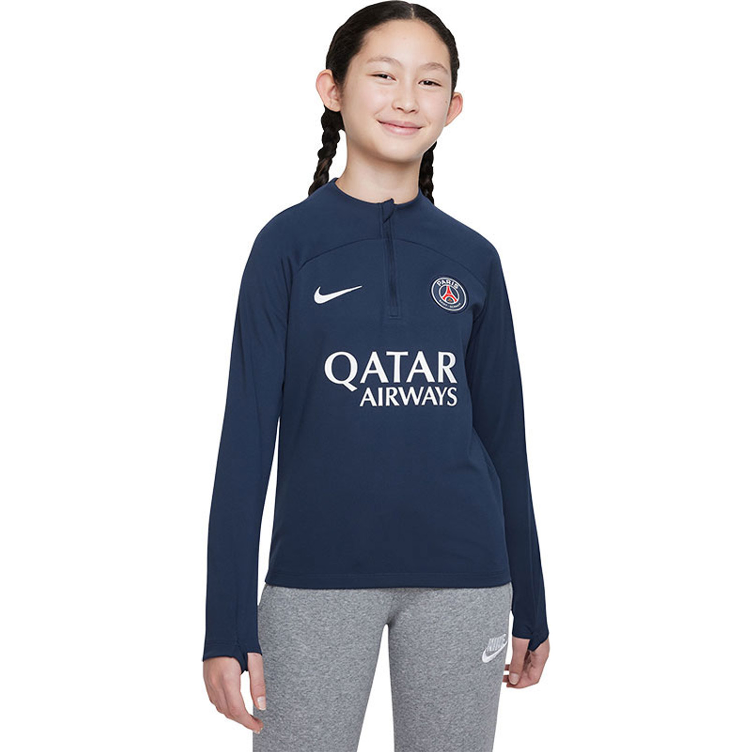 Nike PSG Academy Pro Drill Top Kids | Bij VoetbalDirect.nl