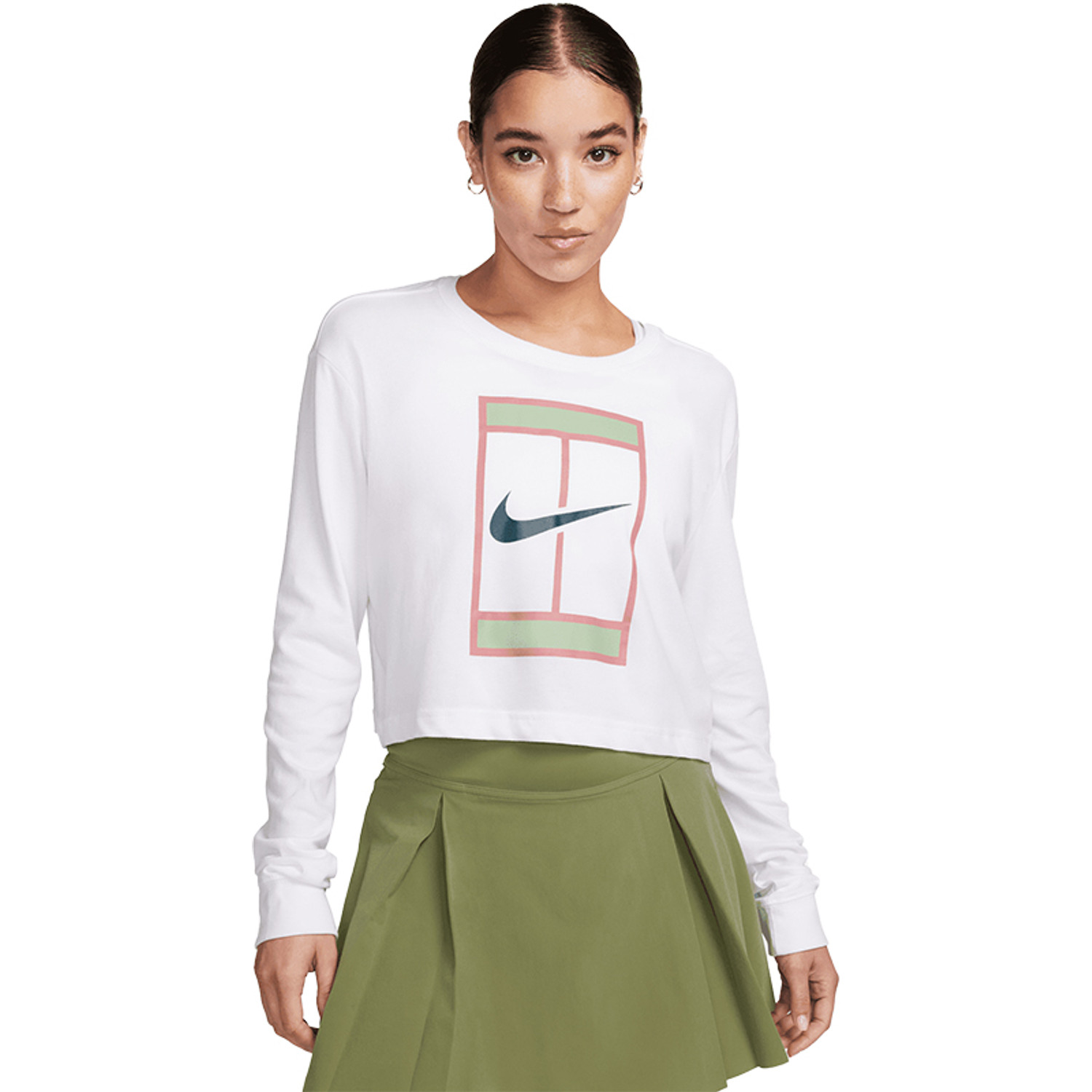 Nike Slam Crop Tee » TennisDirect.nl