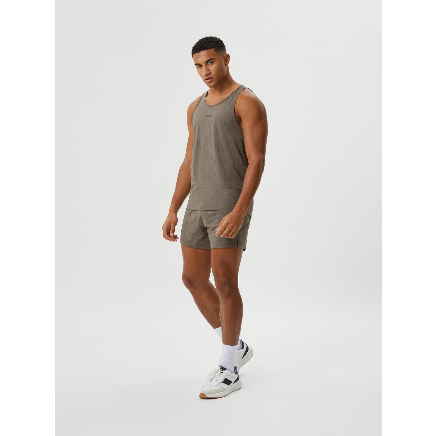 Björn Borg Borg Running perforated Singlet Heren - RunningDirect.be