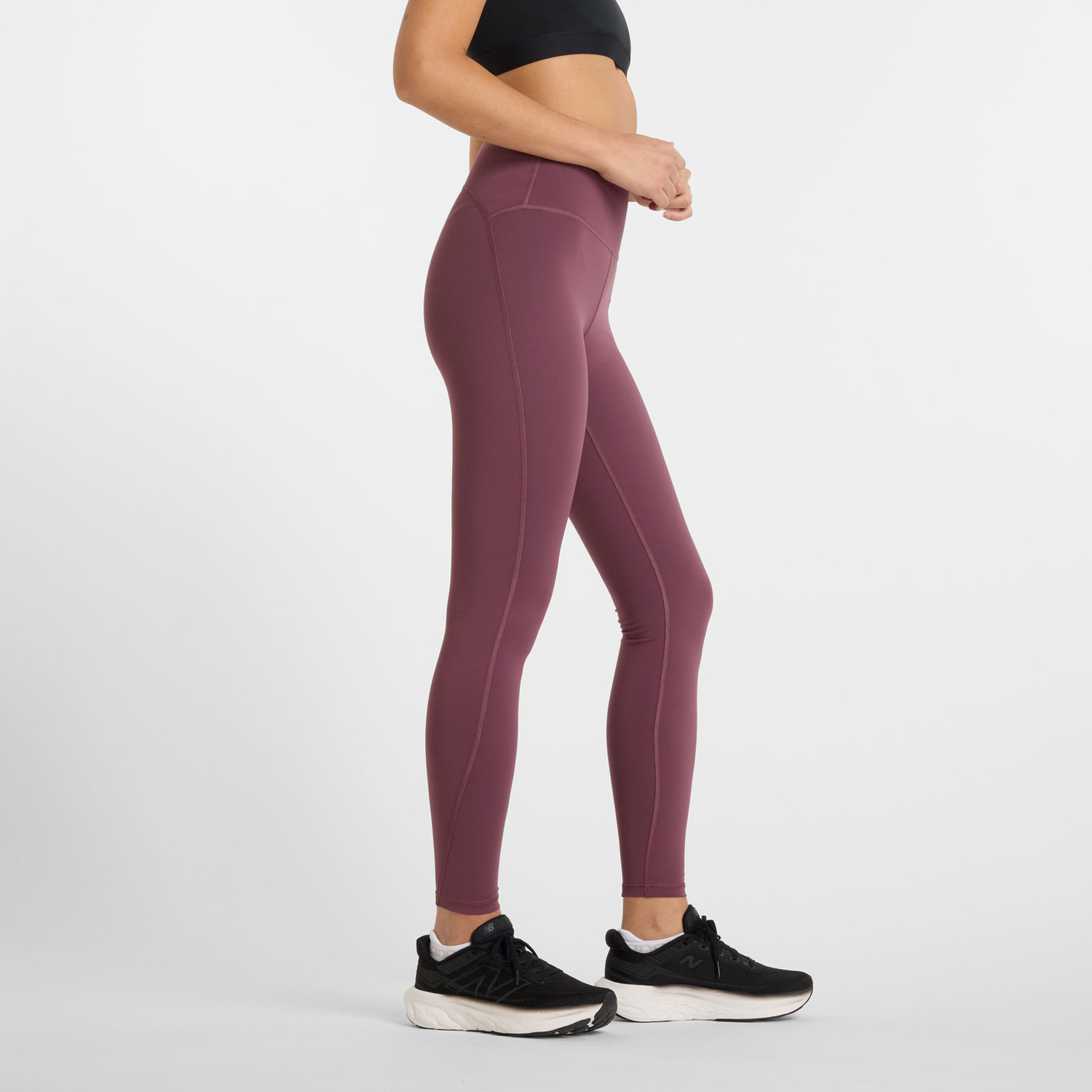 New Balance Sleek High Rise 27'' Legging Dames - PassaSports.nl