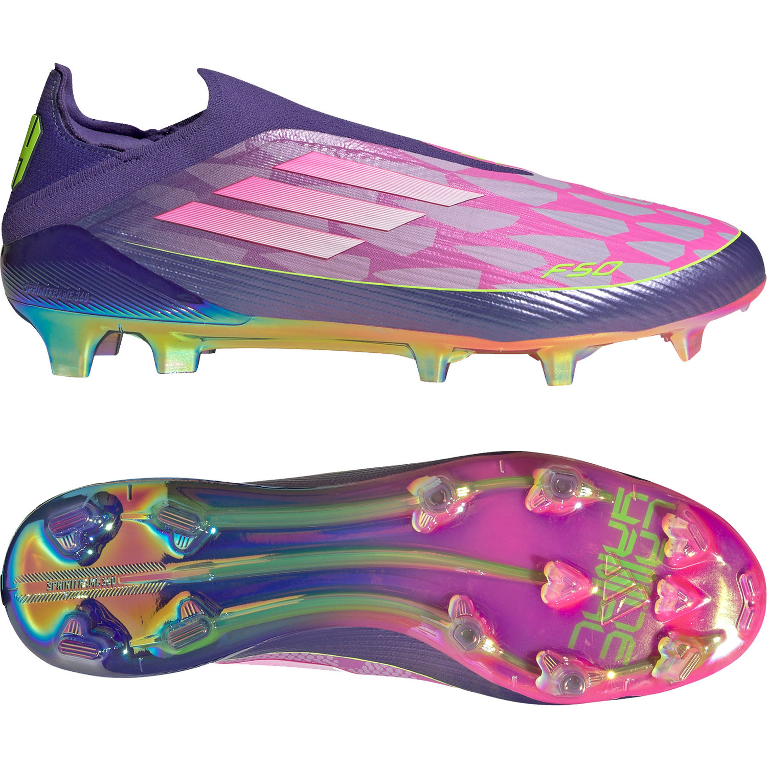 adidas F50 Lamine Yamal Elite Laceless FG | Bij VoetbalDirect.nl