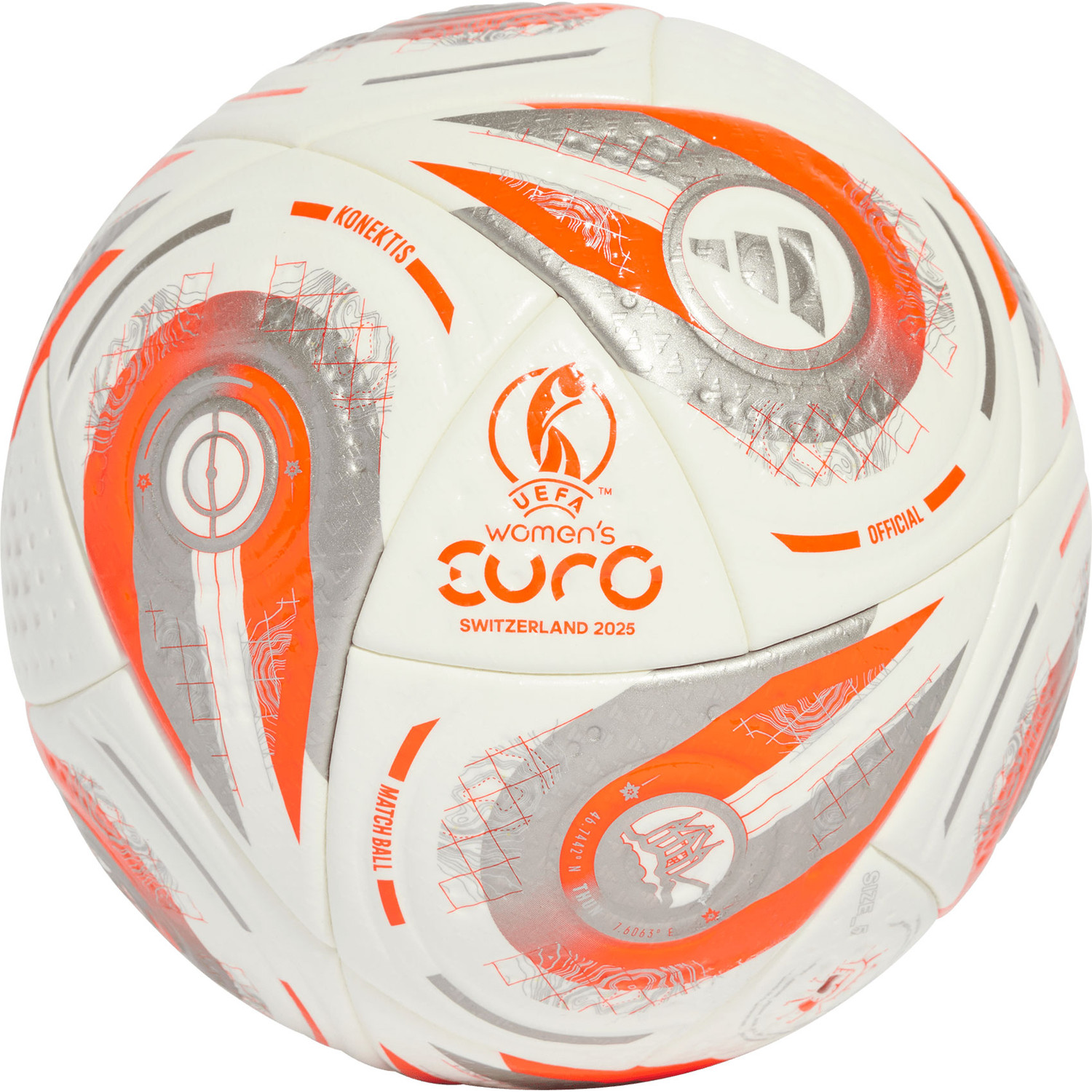 adidas EK Dames 2025 Pro Bal - Maat 5 | Bij VoetbalDirect.nl