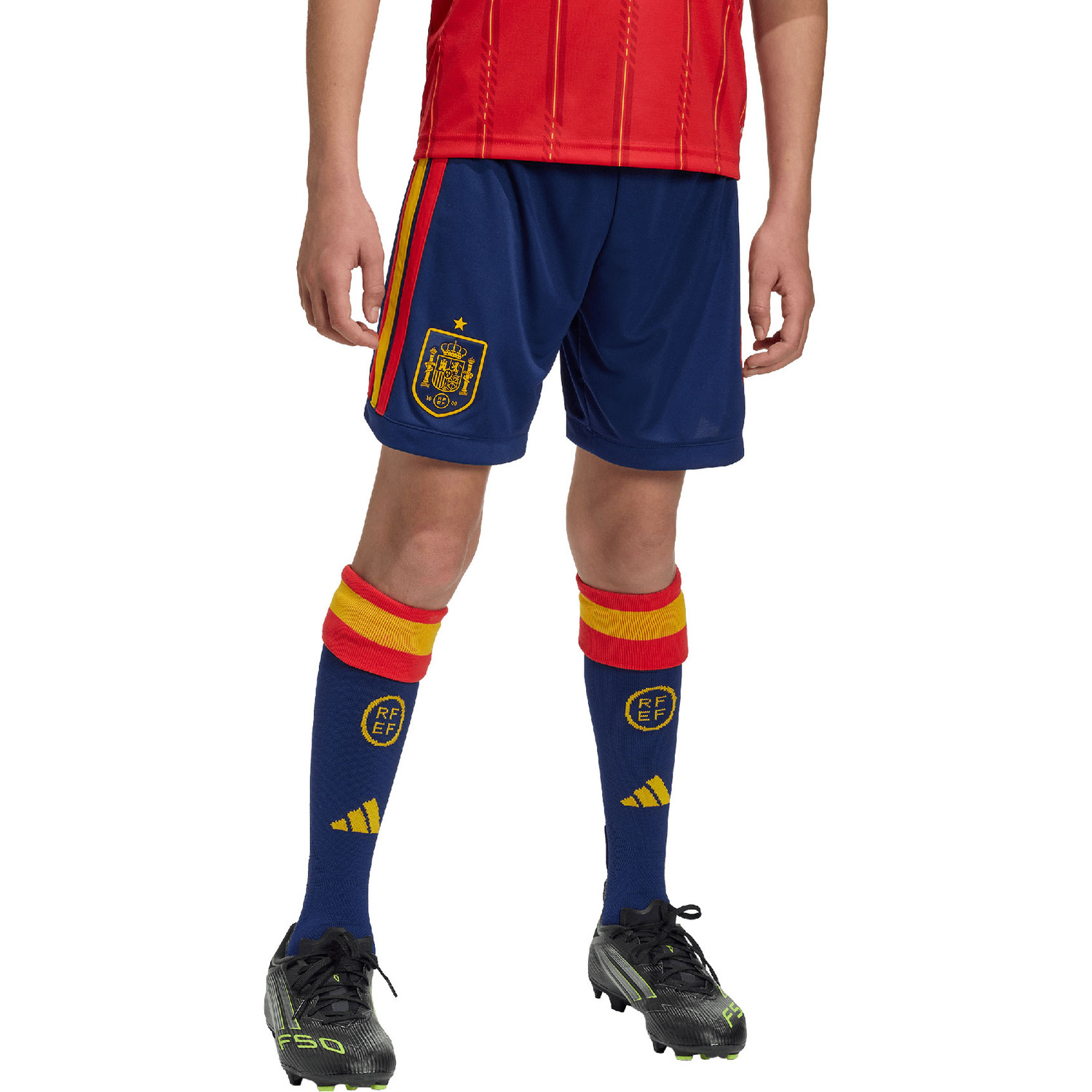 adidas Spain Home Short Kids World Cup 2026 - PassaSports.com