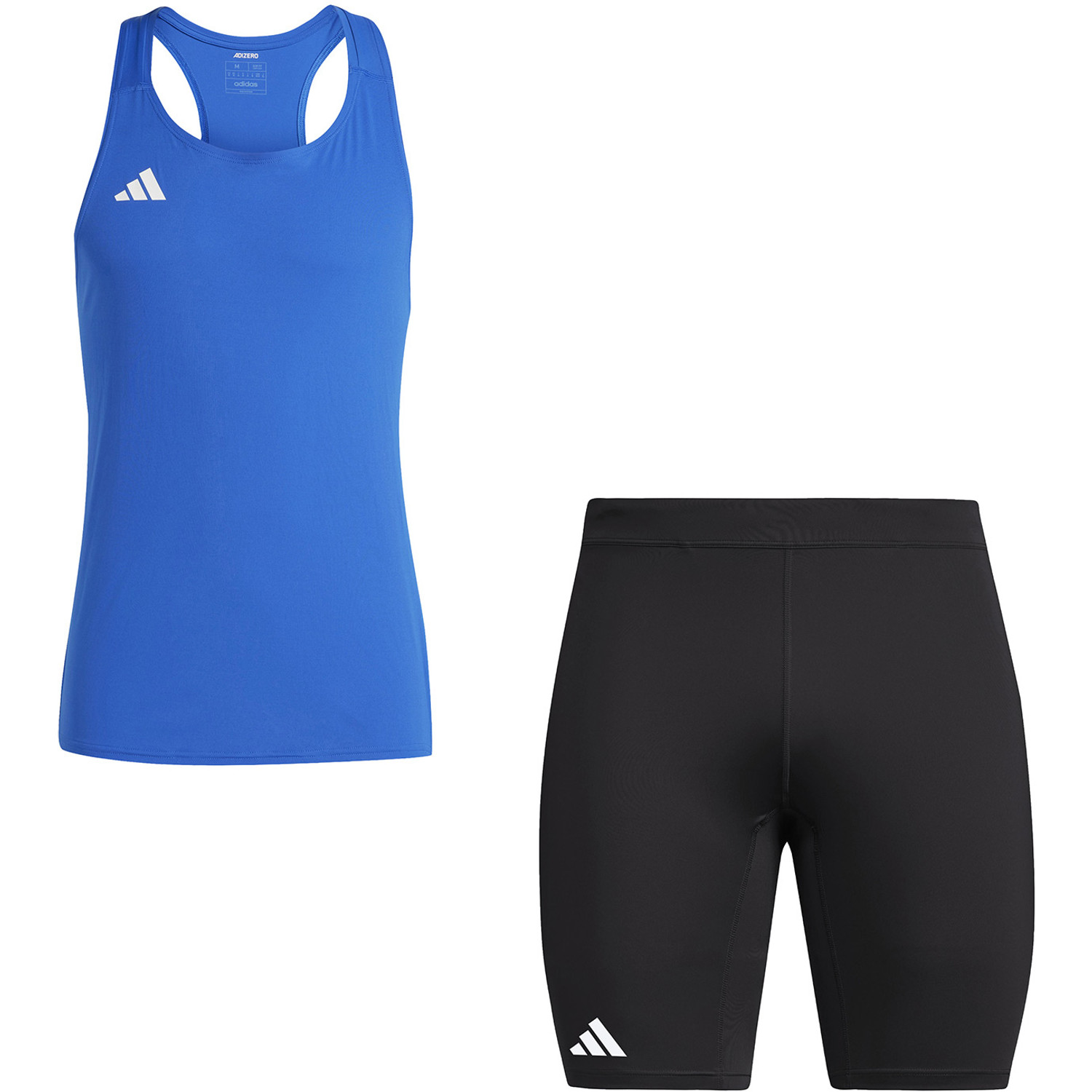 adidas Adizero Singlet Korte Legging Set Heren - Runningdirect.nl