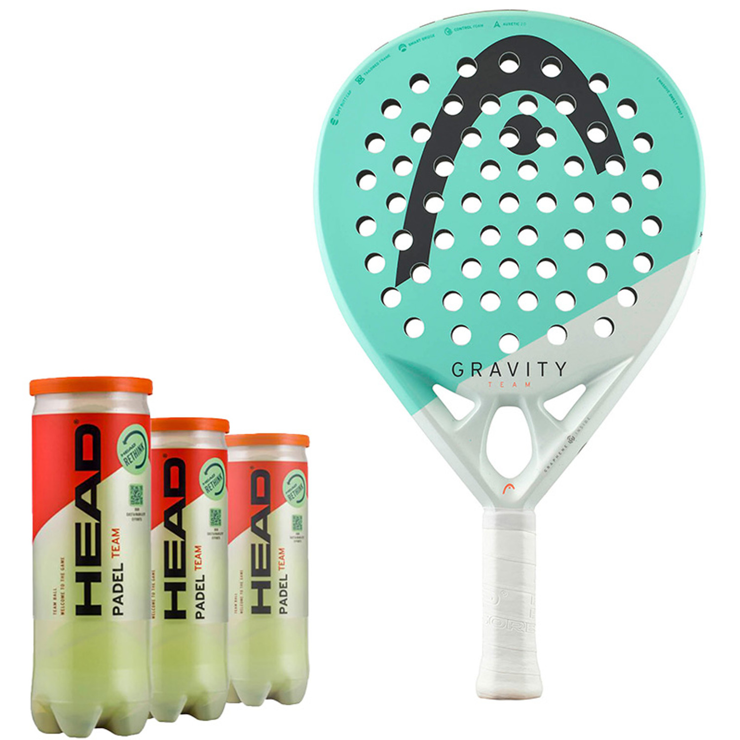 Head Racket + Balls Pack 11 » TennisDirect.nl