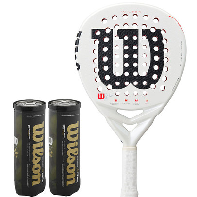 Wilson Racket + Balls Pack 20 » TennisDirect.nl