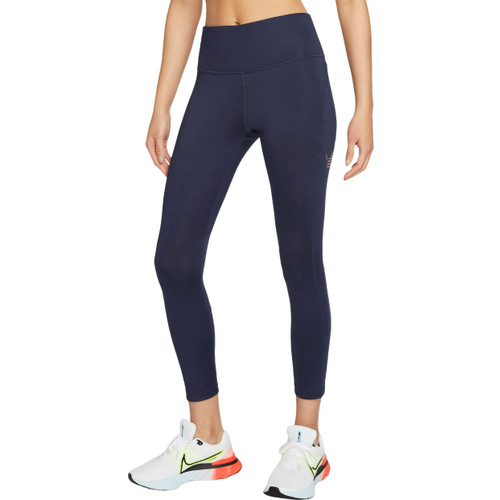 Nike Dri-FIT Fast Swoosh 7/8 Legging Dames - Runningdirect.nl